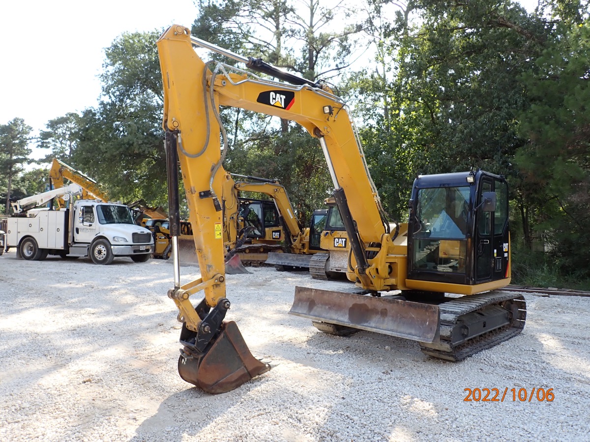2017 Caterpillar 308 CR HAMMER FJX09265 - Houston Heavy Machinery